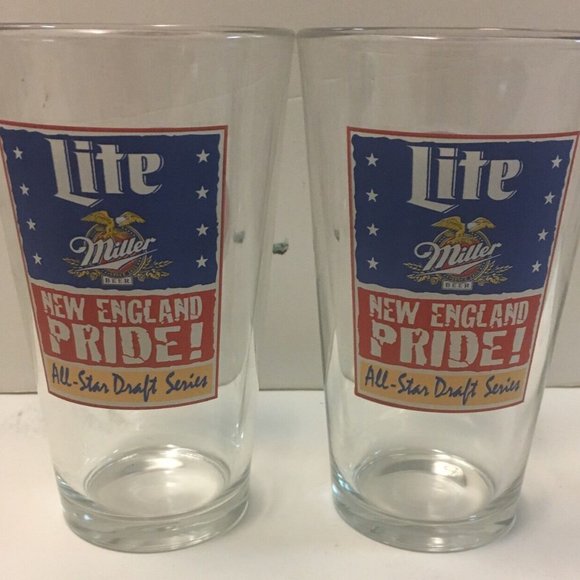 Miller Lite | Dining | 2 Boston Red Sox Miller Lite New England Pride ...